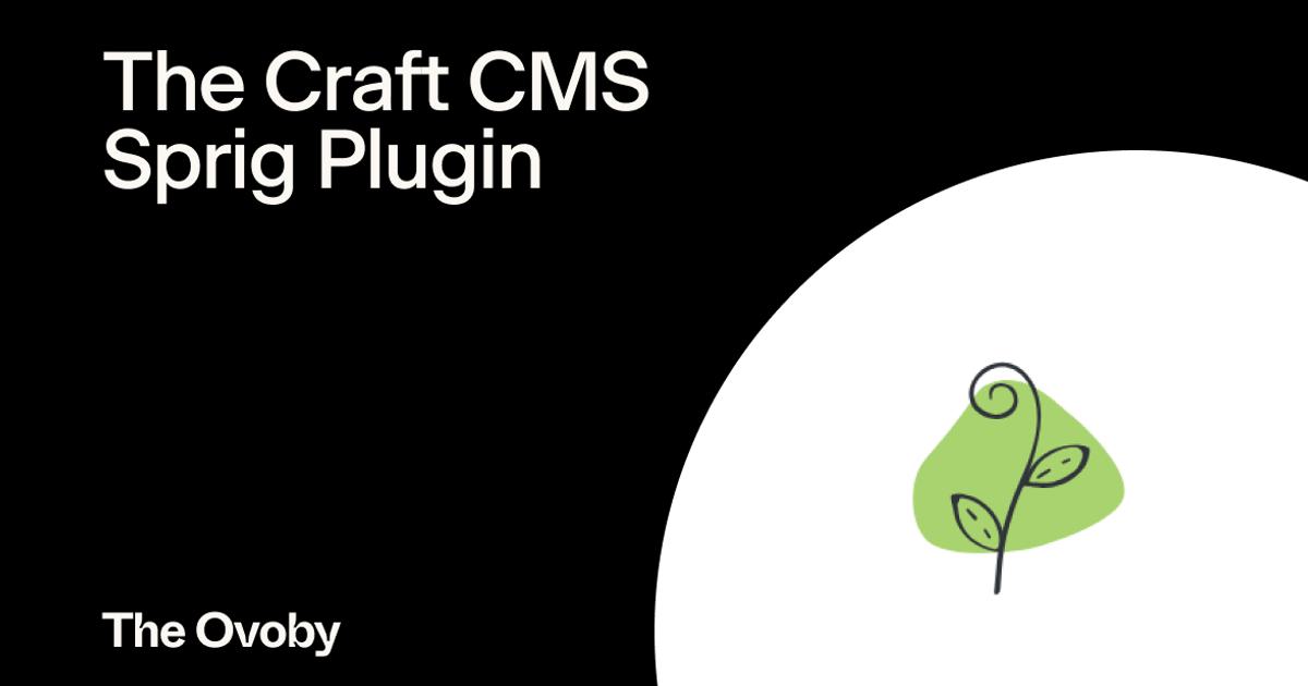 A User Guide For The Craft Cms Sprig Plugin The Ovoby